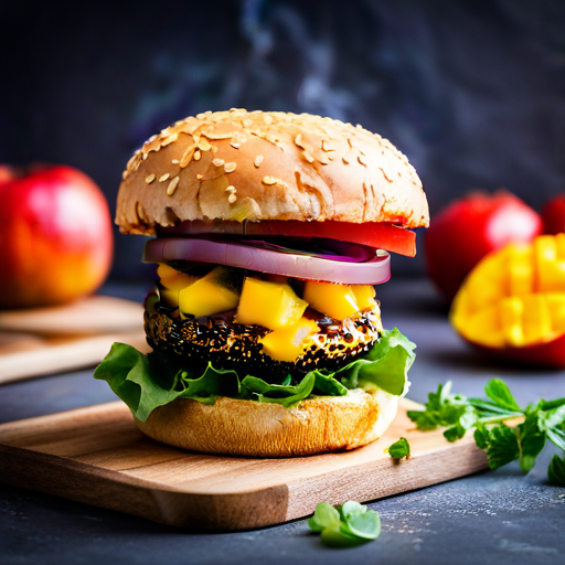 Honey Mango Burger Recipe | cookAIfood