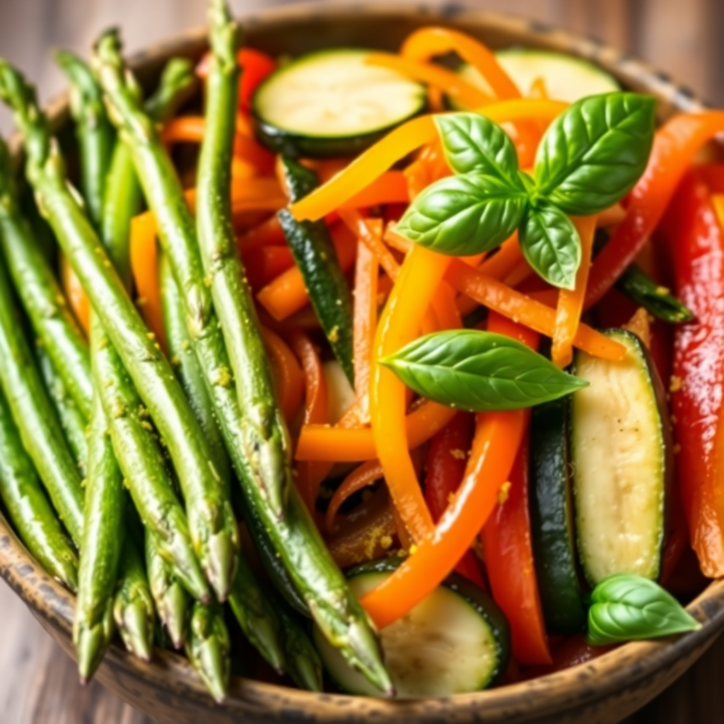 Vibrant Spring Vegetable Medley Recipe | cookAIfood