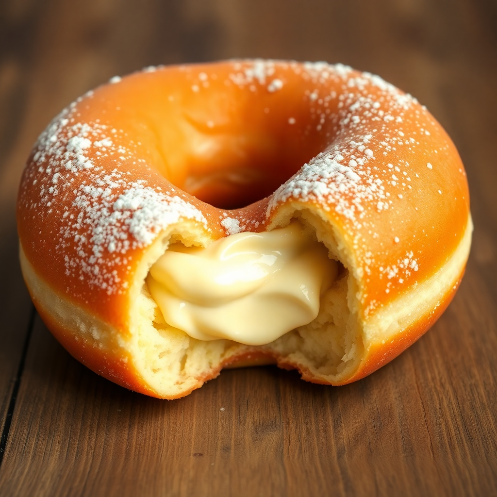 Classic Cream-Filled Donut Recipe | cookAIfood