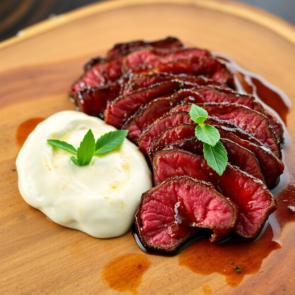 Mountain Pepperleaf Bulgogi Beef Bites with Saltbush Aioli Recipe ...