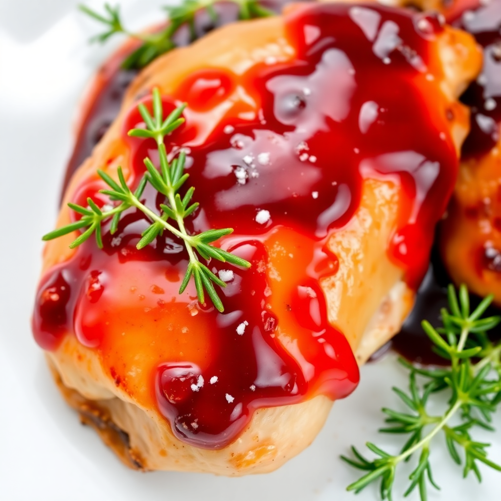 Savory Jelly Glazed Chicken Recipe | cookAIfood