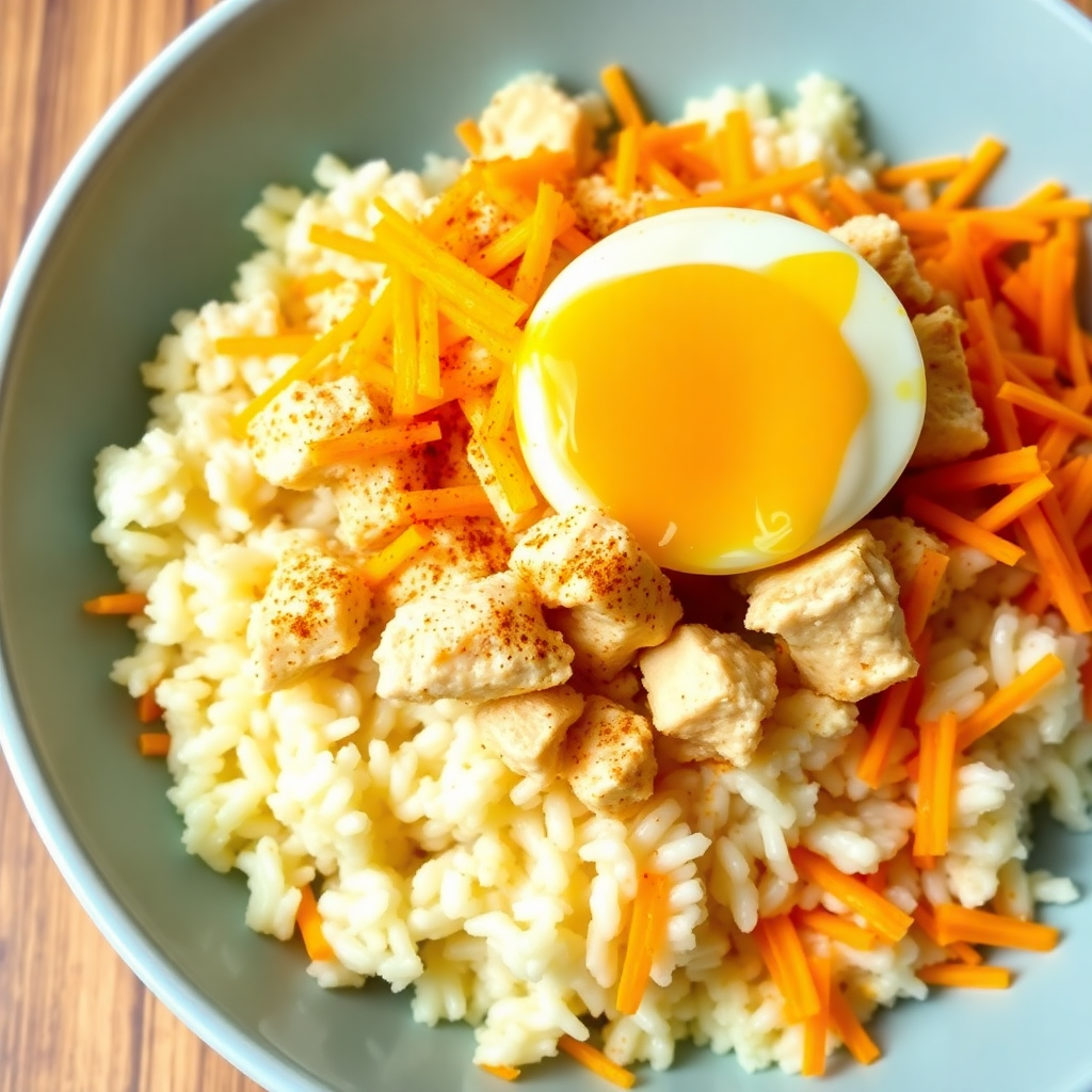 Cheesy Tuna Rice Bowl Recipe | cookAIfood