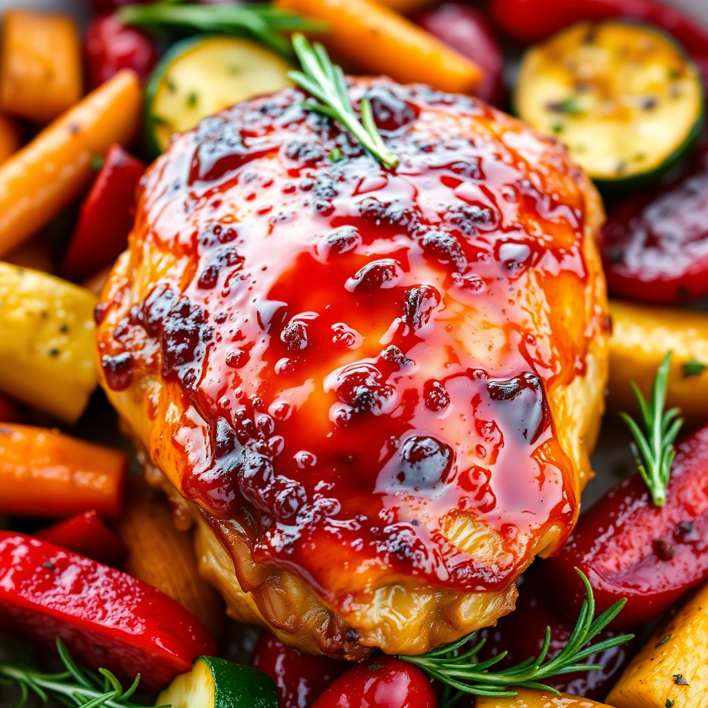 Honey-Glazed Chicken Thighs Recipe | cookAIfood