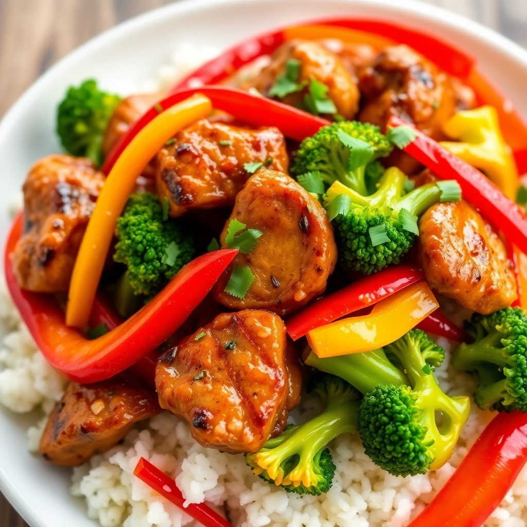 Jamaican Jerk Chicken Stir-Fry Recipe | cookAIfood