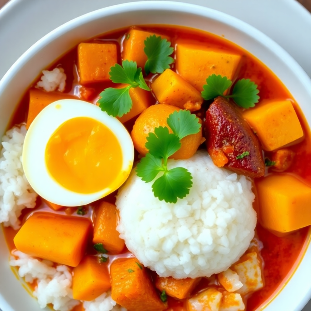 Spicy Vegetable and Egg Curry Recipe | cookAIfood