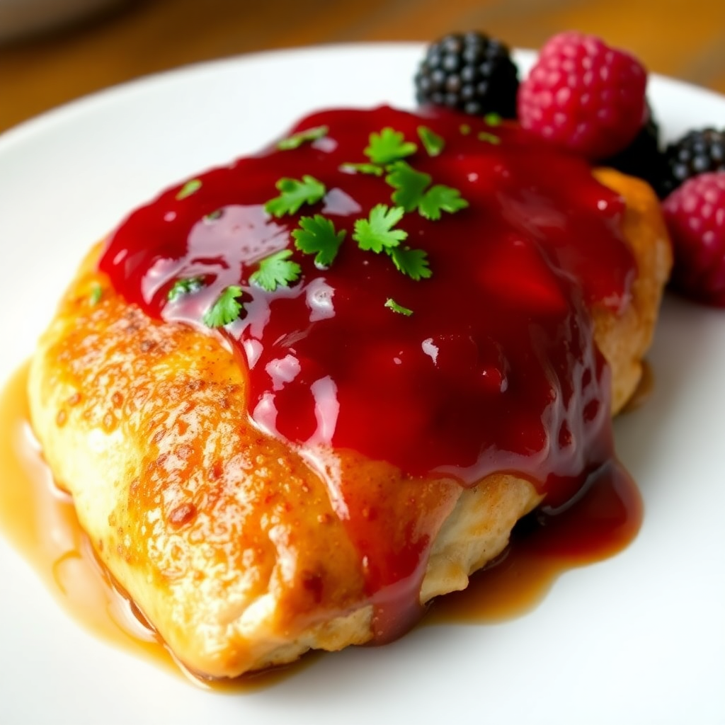 Jelly Glazed Chicken Recipe | cookAIfood