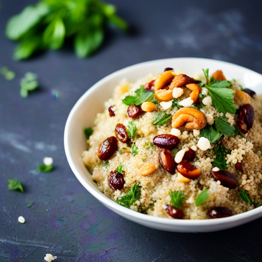 Arabian Quinoa with Nuts Recipe | cookAIfood