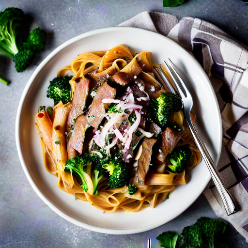 Beef and Broccoli Pasta Recipe | cookAIfood