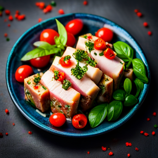 Garlic Tuna with Herbs Recipe | cookAIfood