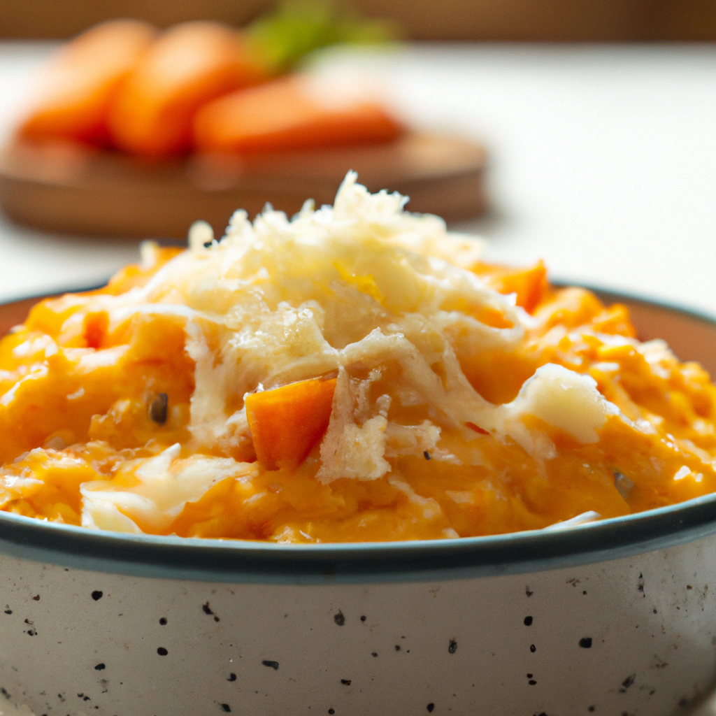 Italian Cheese and Carrot Risotto Recipe | cookAIfood