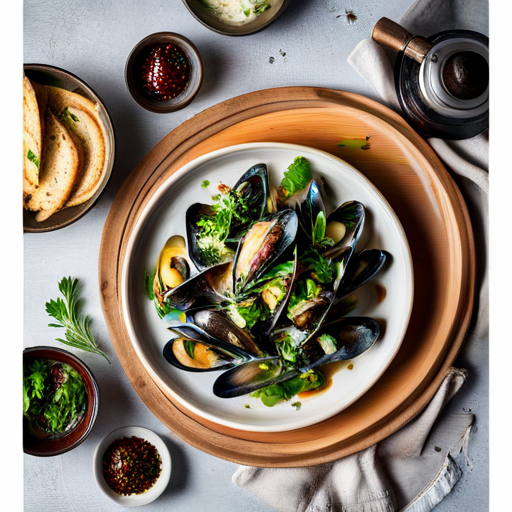 Mussels with Shallots and White Wine Recipe | cookAIfood