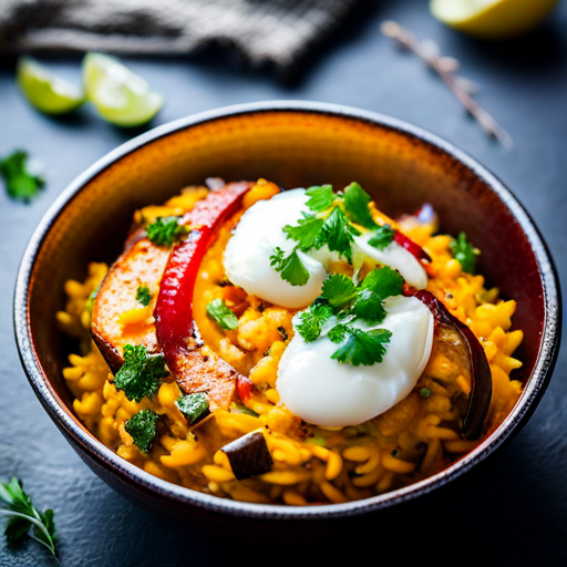 Indian Egg Rice Bowl Recipe | cookAIfood