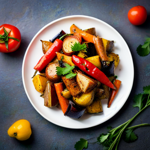 Indian-Style Roasted Veggies Recipe | cookAIfood