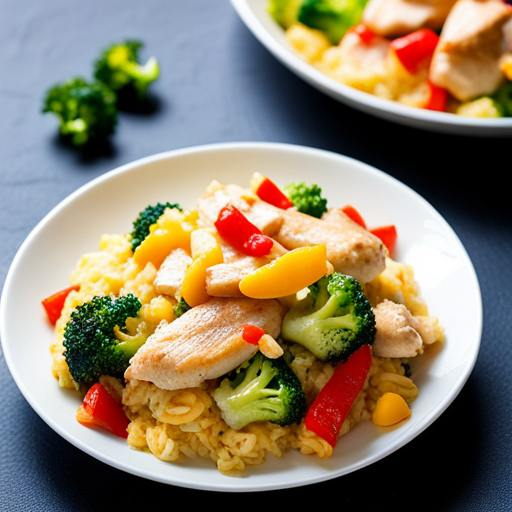 Cheesy Chicken and Broccoli Rice Recipe | cookAIfood
