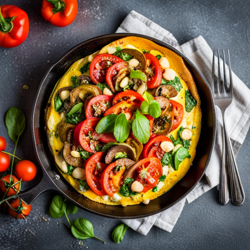 Healthy Veggie Omelette Recipe | cookAIfood