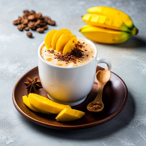 Banana Coffee Mango Delight Recipe | cookAIfood