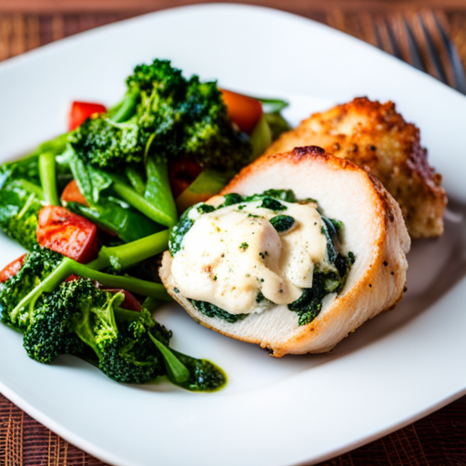 Spinach and Feta Stuffed Chicken Breast Recipe | cookAIfood