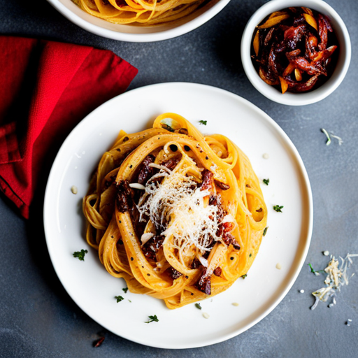 Caramelized Onion Pasta Recipe | cookAIfood