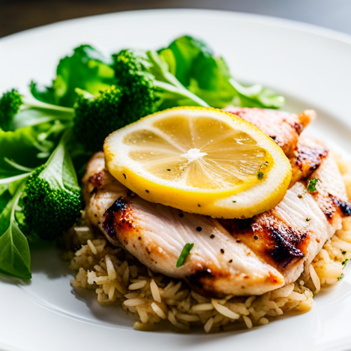 Lemon Herb Chicken with Rice Recipe | cookAIfood