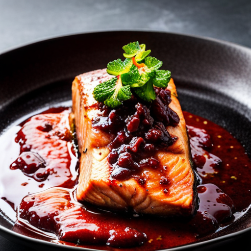 Jam Glazed Salmon Recipe | cookAIfood