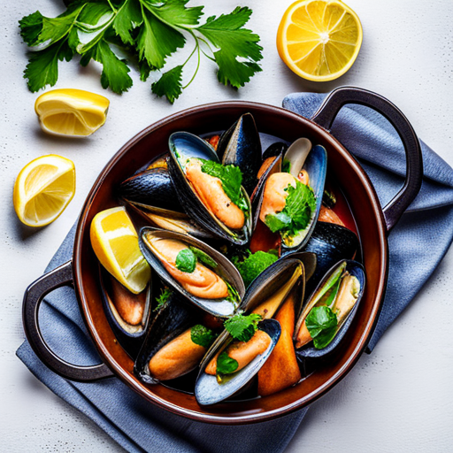 White Wine Garlic Mussels Recipe | cookAIfood