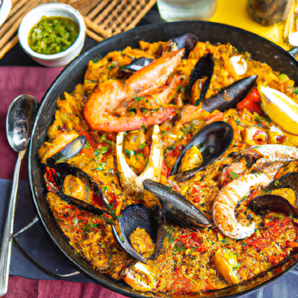 Paella de Mariscos Recipe | cookAIfood