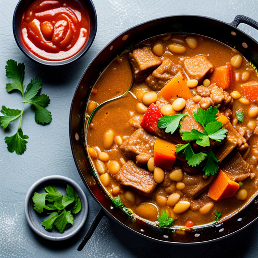 Arab Style Beef and Bean Stew Recipe | cookAIfood