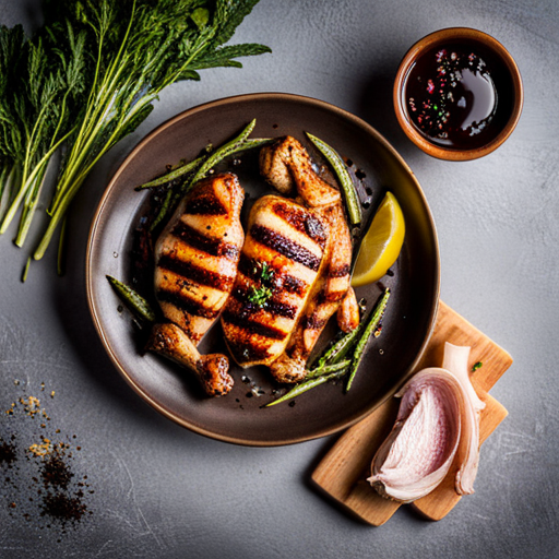 Tea-Marinated Grilled Chicken Recipe | cookAIfood