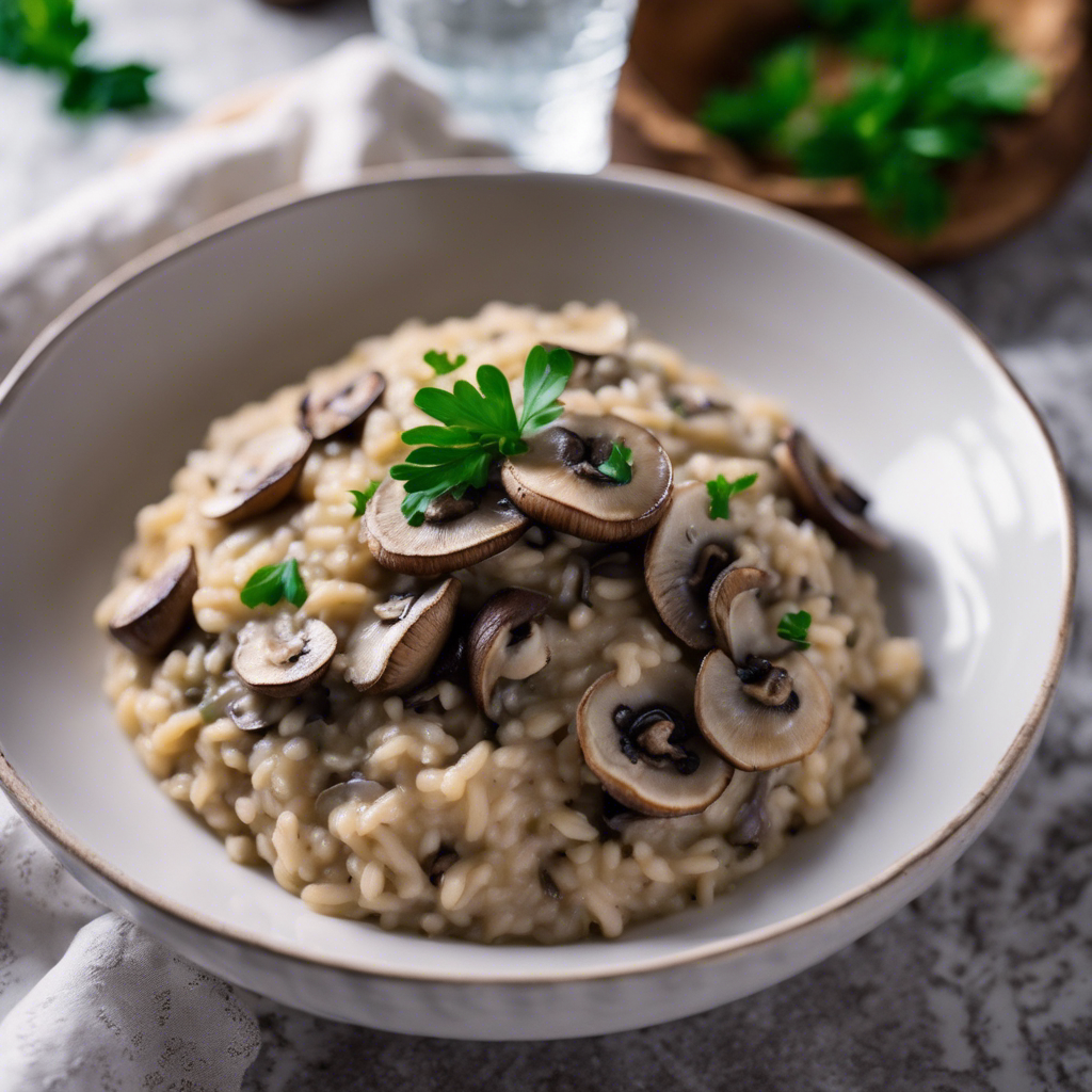 Mushroom Risotto Recipe | cookAIfood