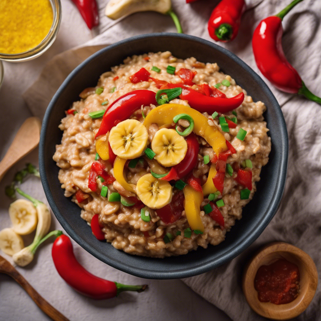 Spicy Banana Oatmeal Stir-Fry Recipe | cookAIfood