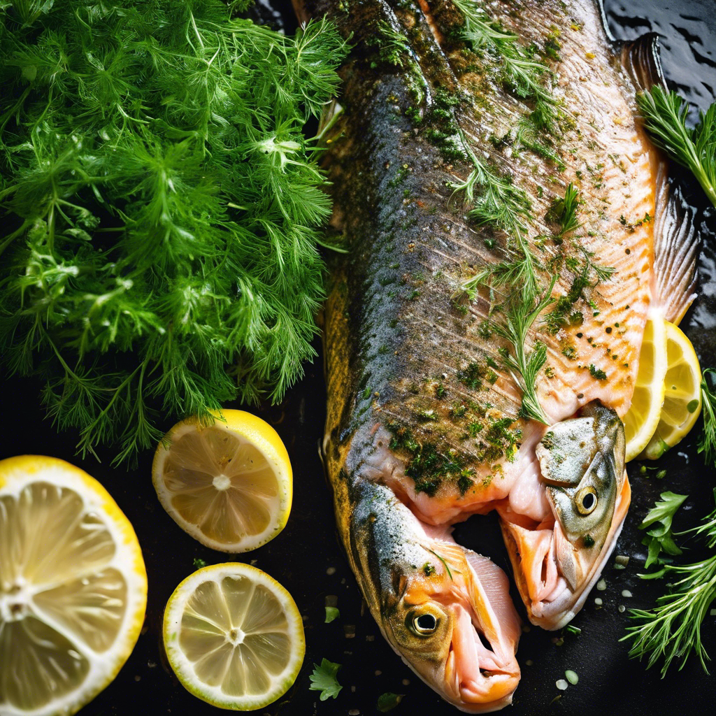 Grilled Lemon Herb Trout Recipe | cookAIfood