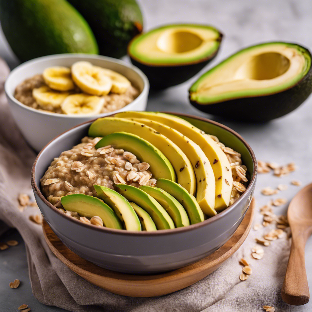 Avocado Banana Oatmeal Bowl Recipe | cookAIfood