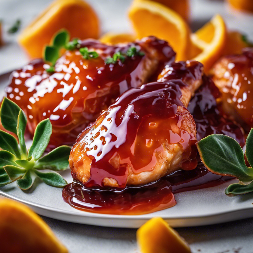 Jelly Glazed Chicken Recipe | cookAIfood