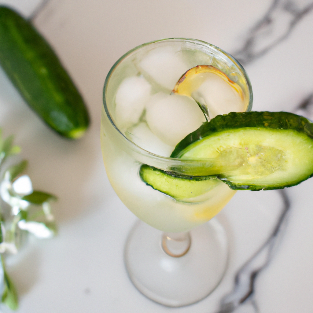 Cucumber Refreshing Cocktail Recipe | cookAIfood