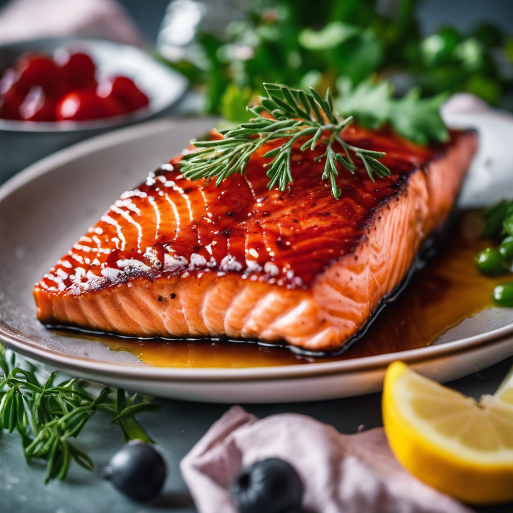Jam Glazed Salmon Recipe | cookAIfood