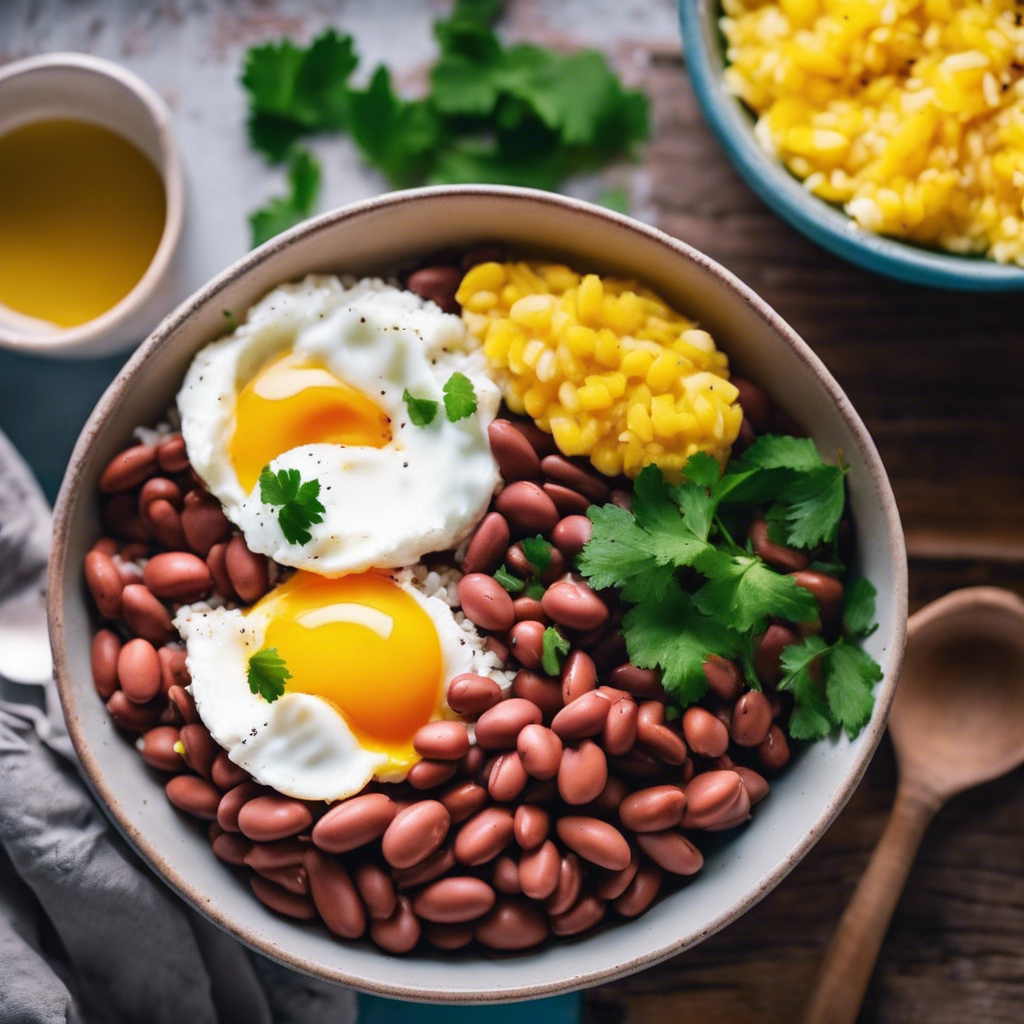 Bean and Rice Breakfast Bowl Recipe | cookAIfood