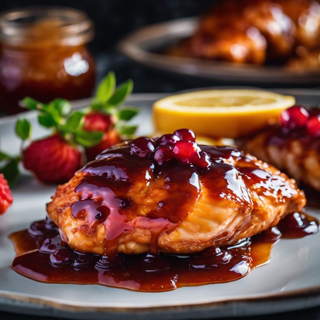 Jam-Glazed Chicken Recipe | cookAIfood