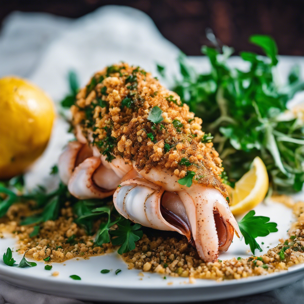 Grilled Stuffed Squid Recipe | cookAIfood