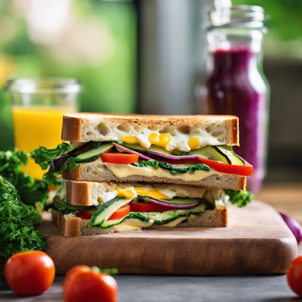 Ultimate Veggie Delight Sandwich Recipe | cookAIfood