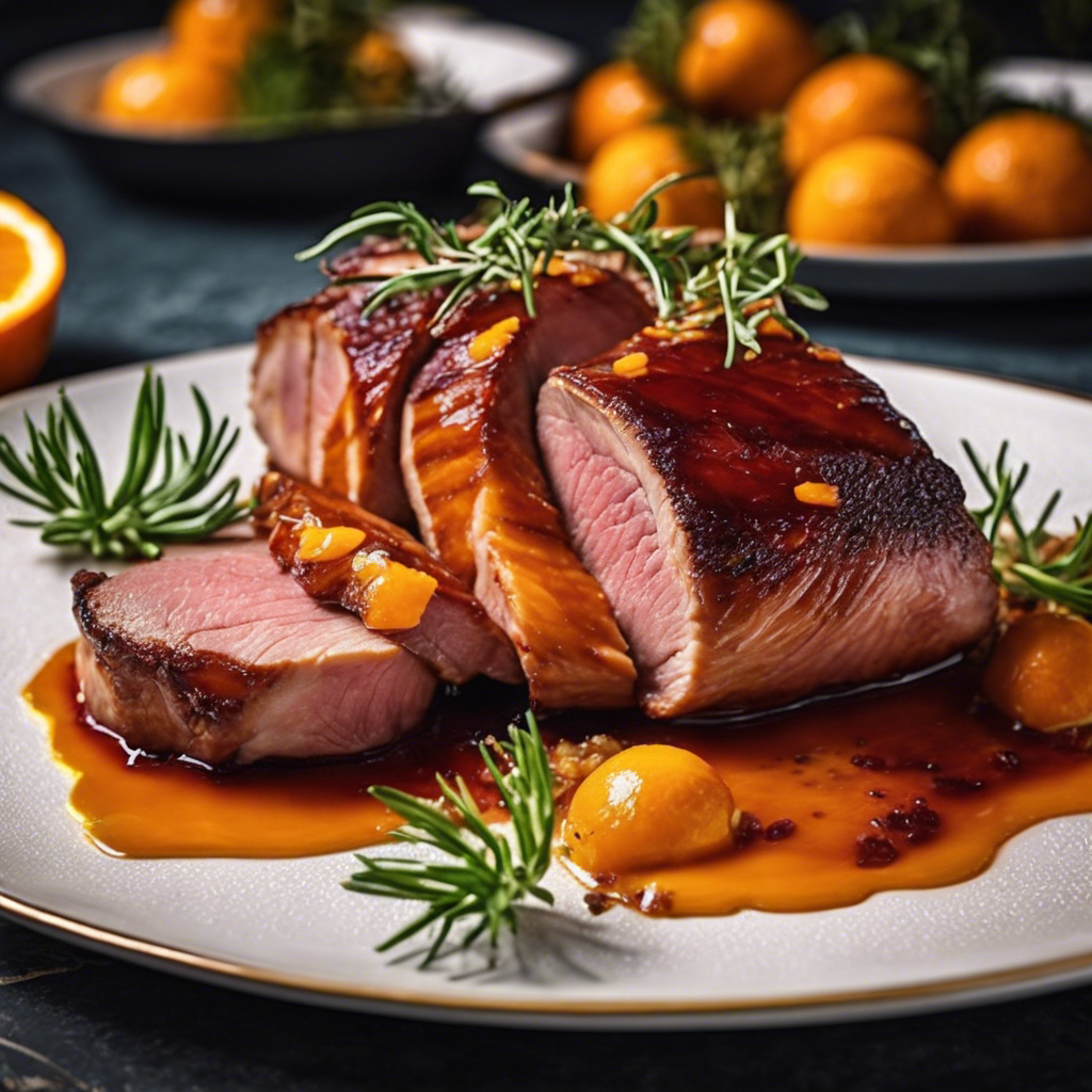 Orange Glazed Duck Breast Recipe | cookAIfood