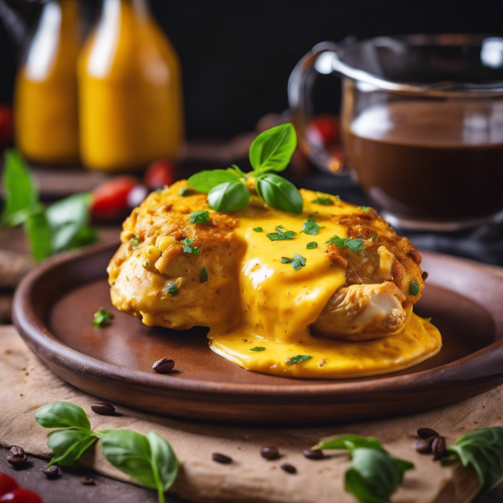 Curry Coffee Cheese Chicken Recipe | cookAIfood