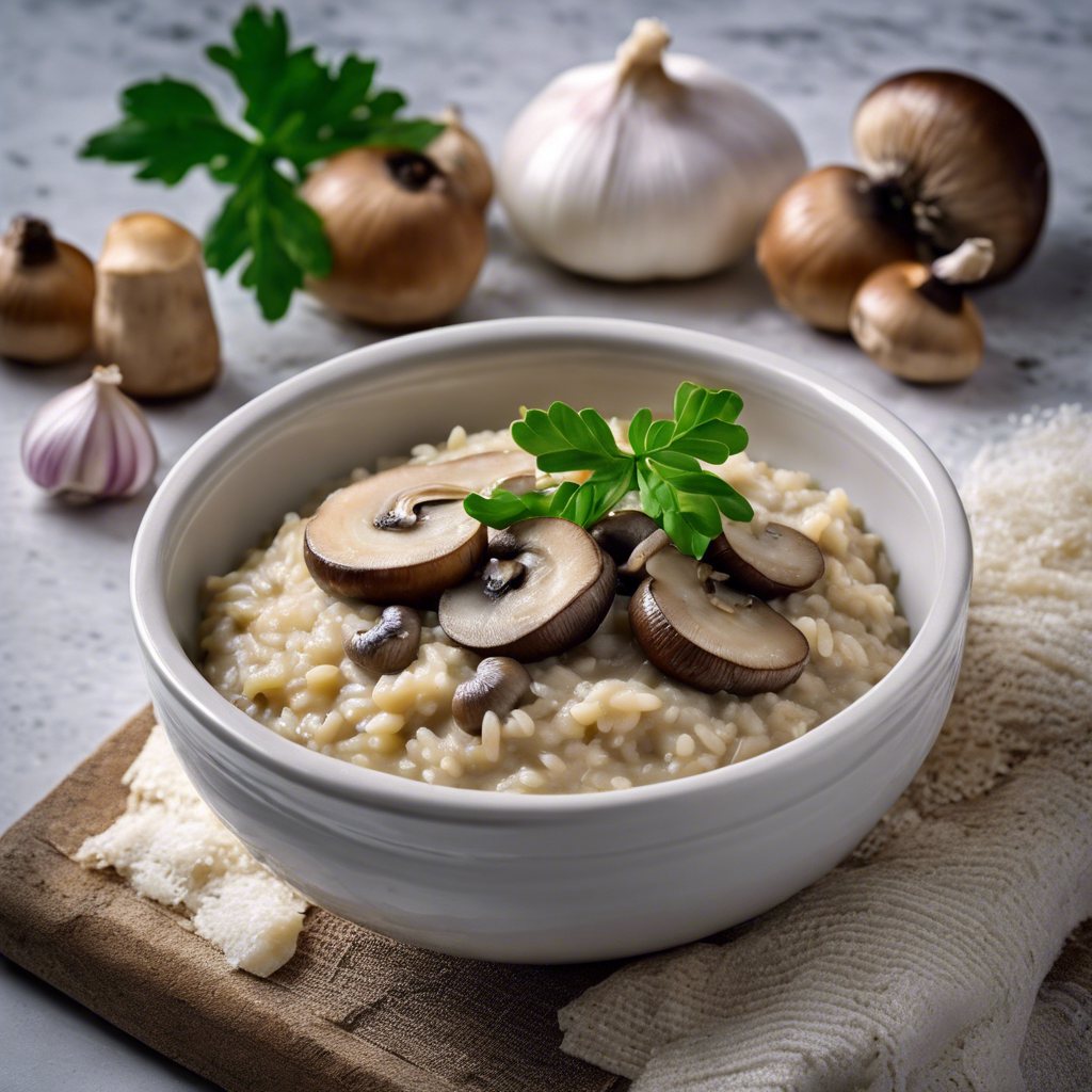 Creamy Mushroom Risotto Recipe | cookAIfood