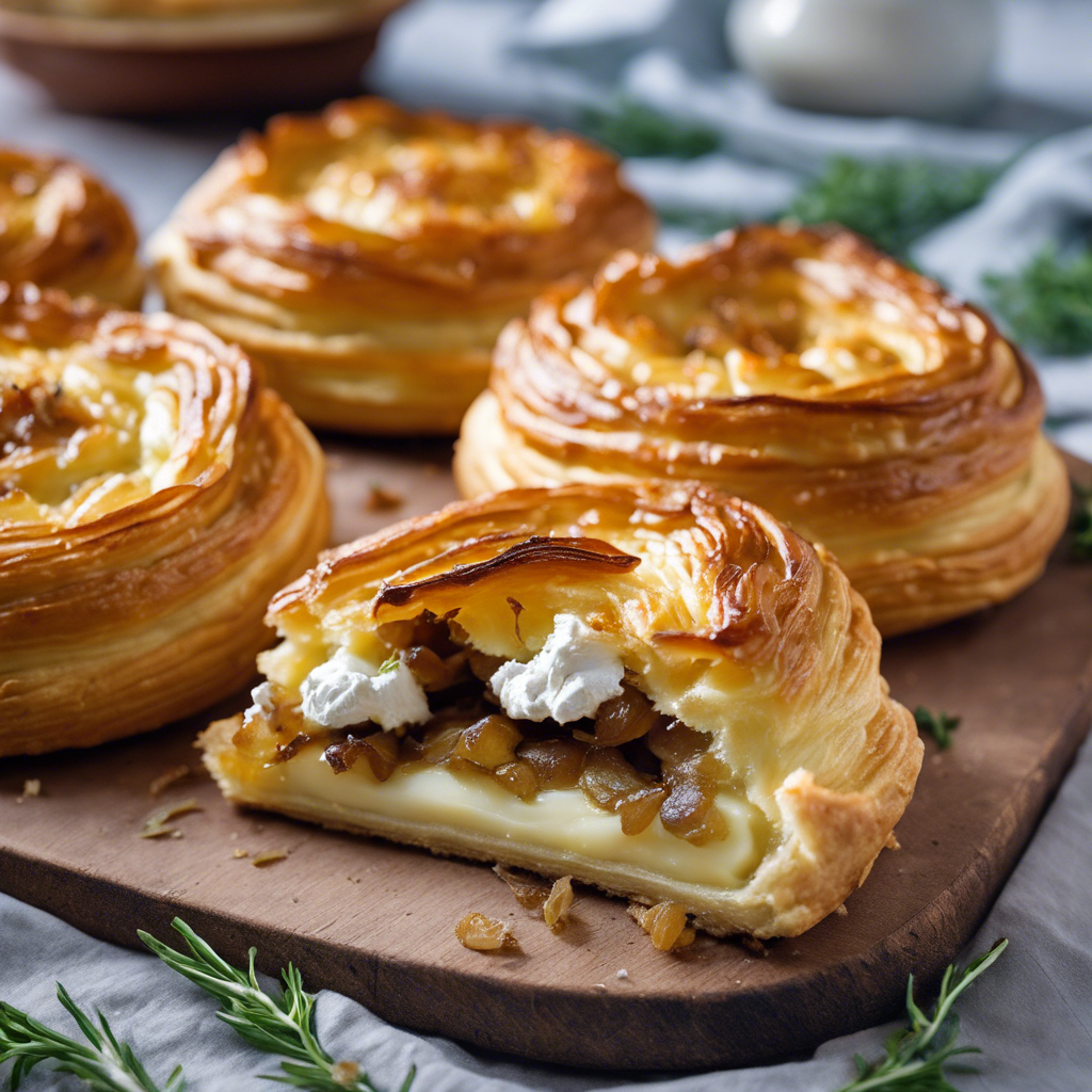 Caramelized Onion and Goat Cheese Tart Recipe | cookAIfood
