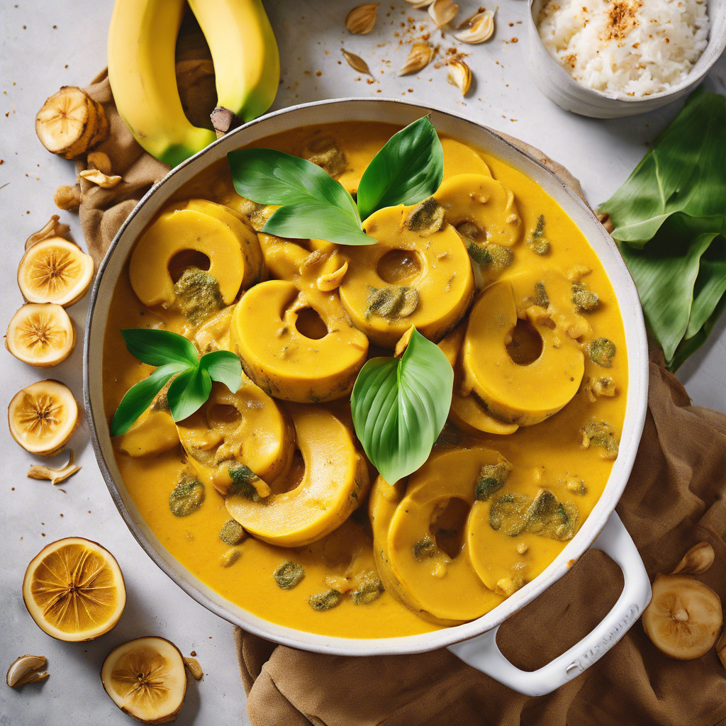 Coconut Banana Curry Recipe | cookAIfood