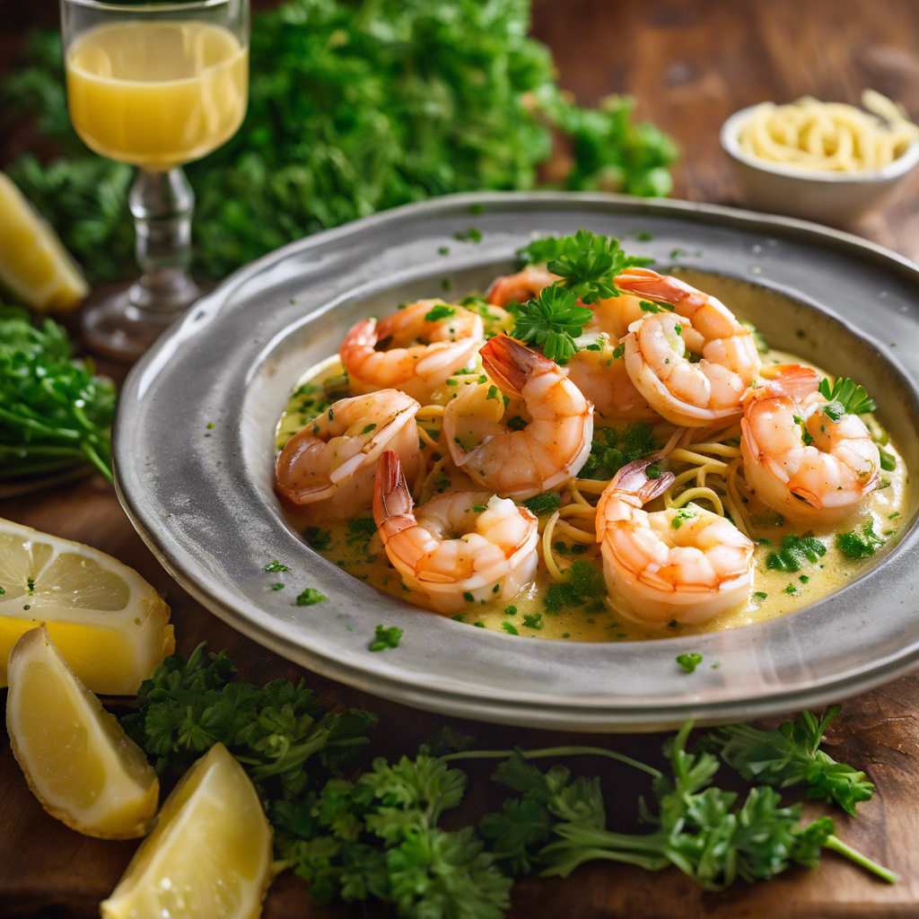 Garlic Butter Shrimp Scampi Recipe | cookAIfood