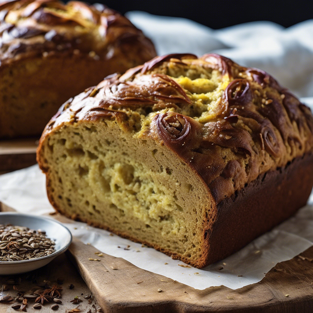 Spiced Onion Coffee Bread Recipe | cookAIfood