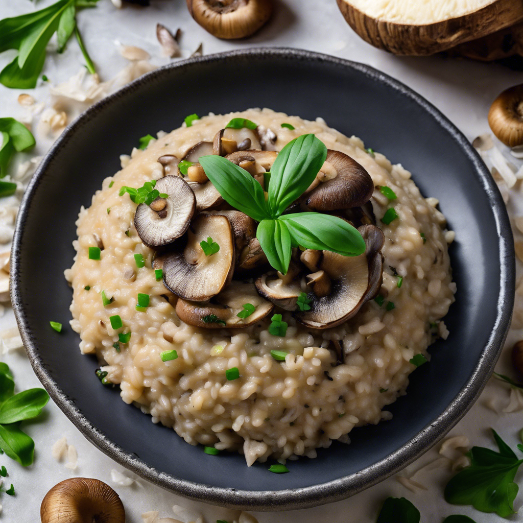 Savory Mushroom Risotto Recipe | cookAIfood