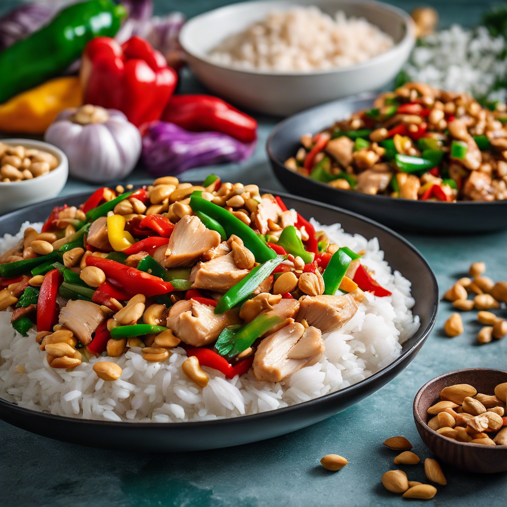 Spicy Kung Pao Chicken Stir-Fry Recipe | cookAIfood