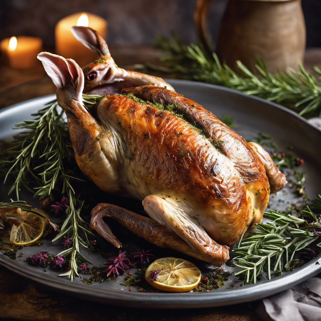 Savory Herb-Roasted Rabbit Recipe | cookAIfood