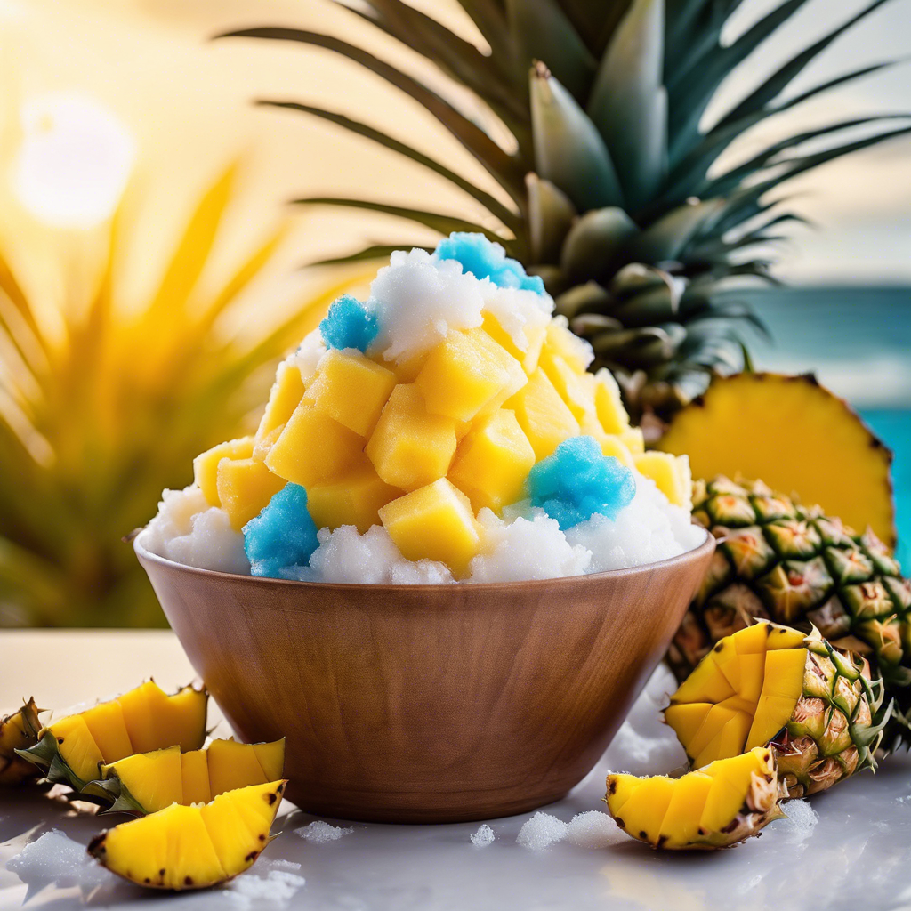 Tropical Shaved Ice Delight Recipe | cookAIfood